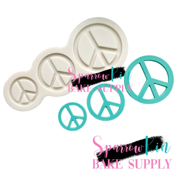 Peace Sign Mold - Etsy