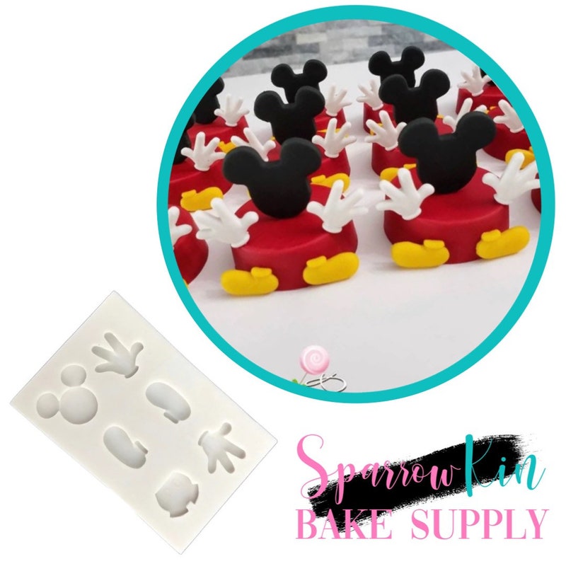 Mickey Mouse Silicone Mold - Etsy