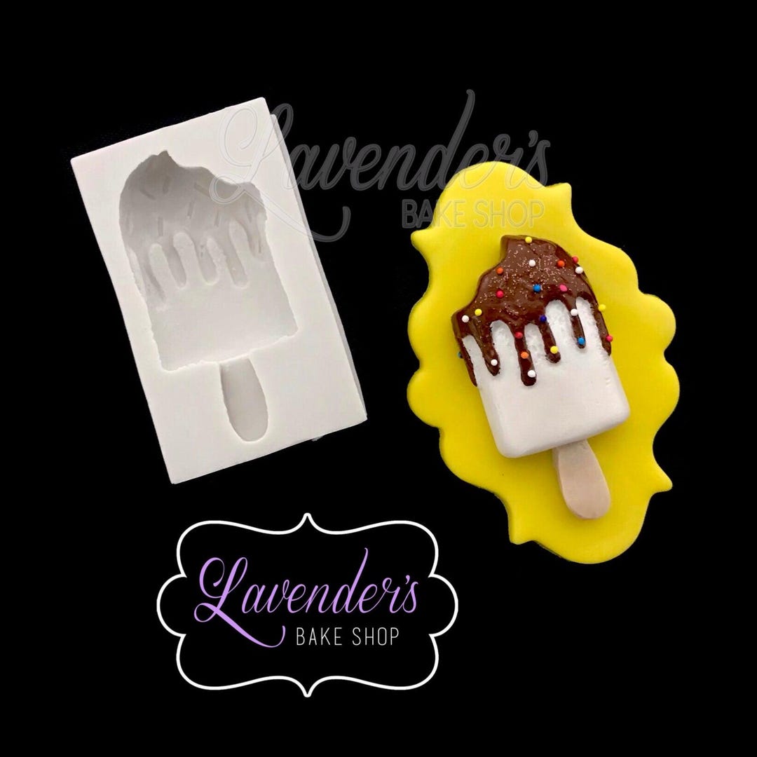 DRIPPING ICE CREAM Popsicle Silicone Mold | Fast Shipping - Etsy