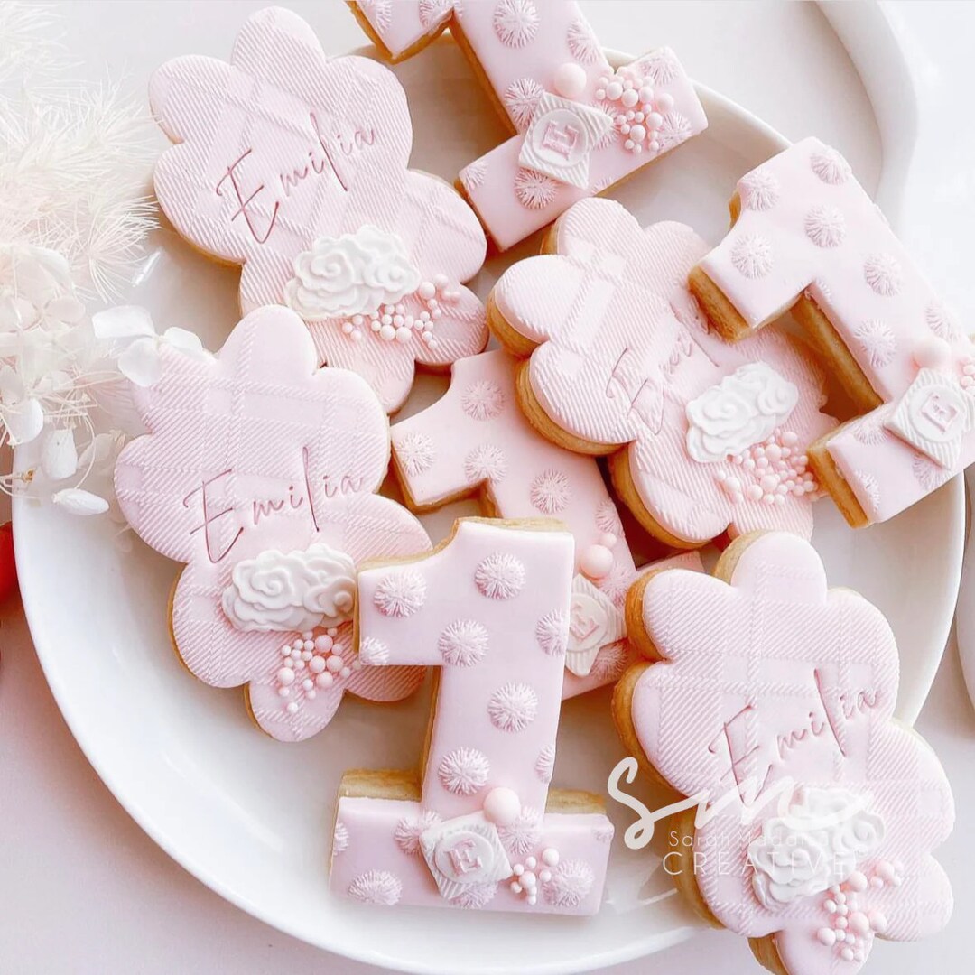 POM POM PATTERN Sarah Maddison Cookie Stamp - Etsy