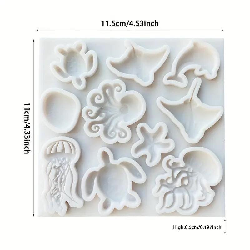 SEA LIFE THEME Silicone Mold - Etsy