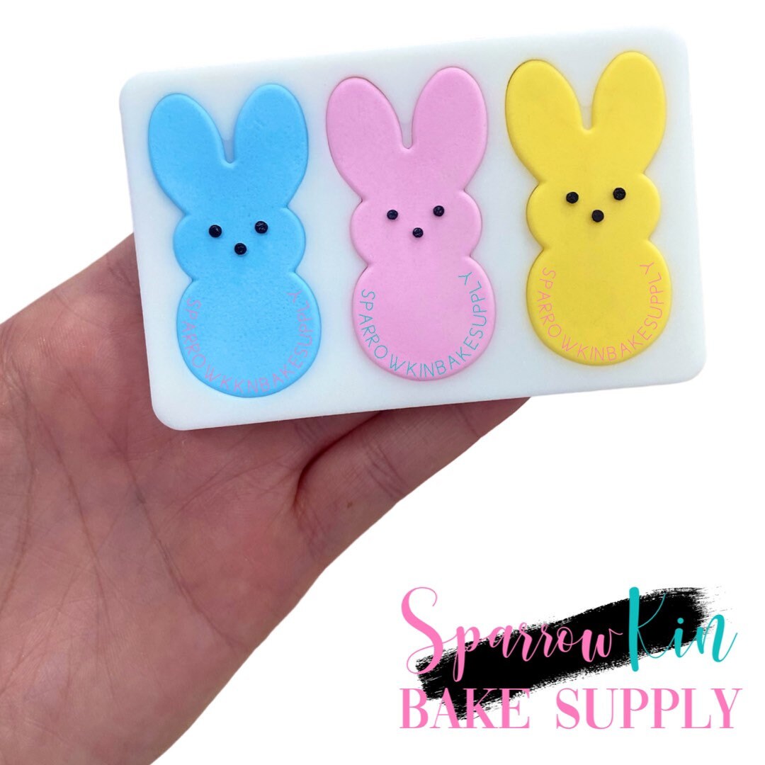 2in FLAT PEEPS TRIO Silicone Mold - Etsy