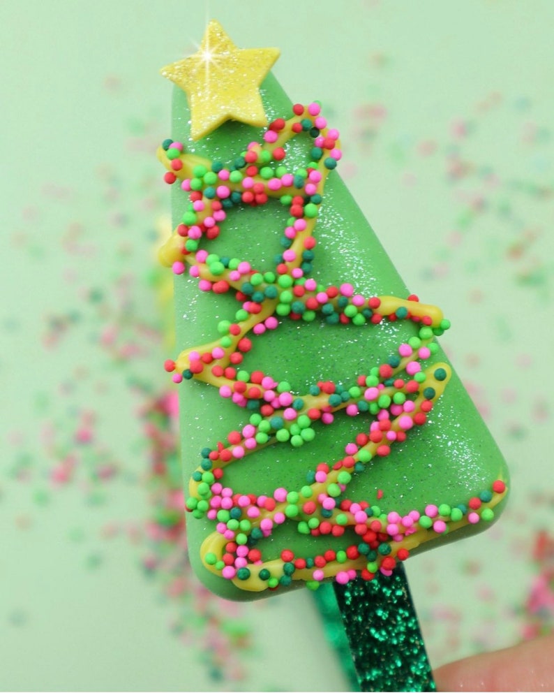 GREEN GLITTER Cakesicle/ Popsicle Sticks 12pk - Etsy