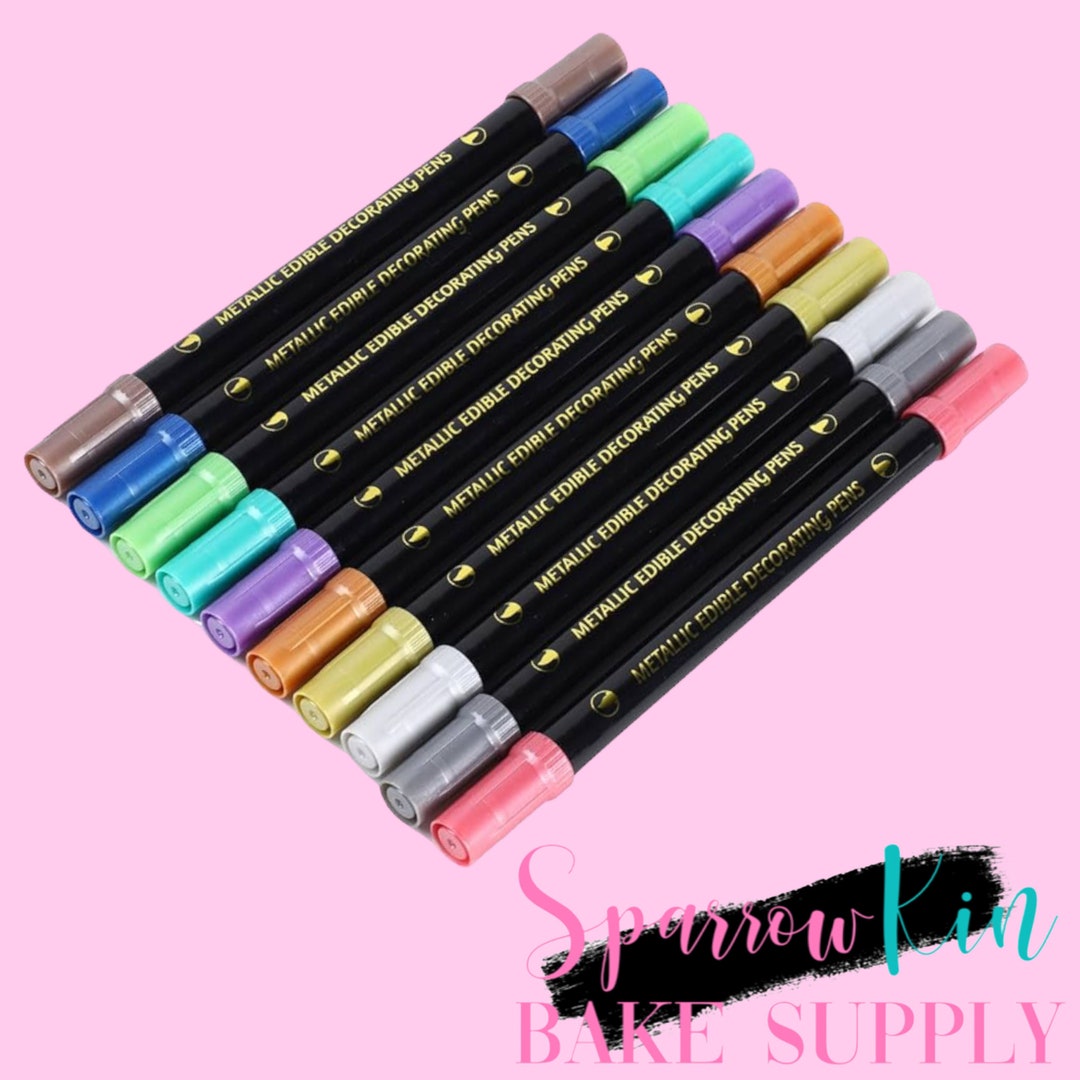 METALLIC EDIBLE DECORATING Markers - Etsy