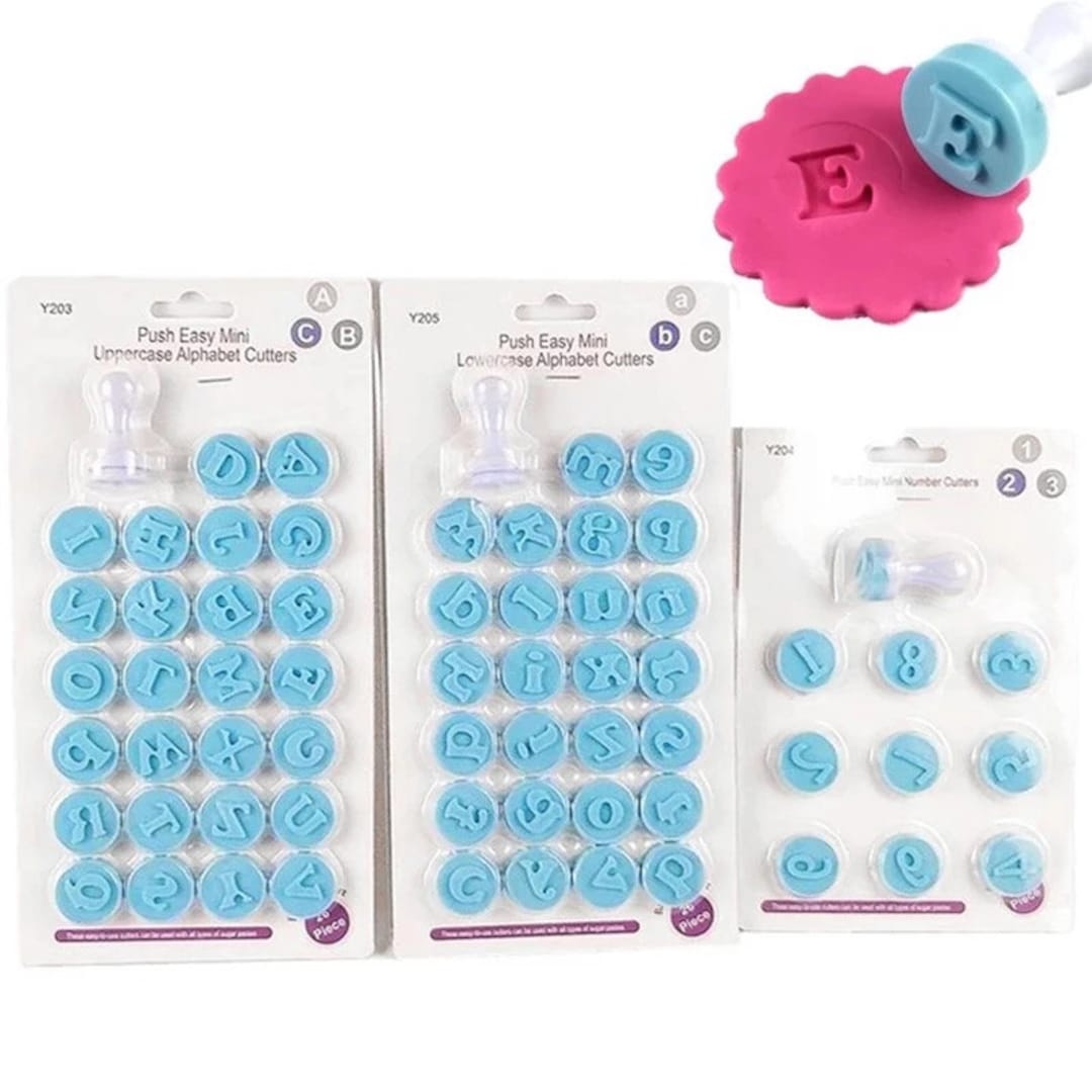 ALPHABET & NUMBER EMBOSSERS Stamp These to Create Messages on Your ...