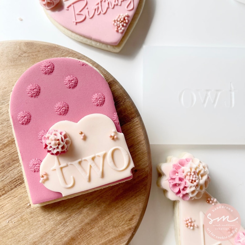 POM POM PATTERN Sarah Maddison Cookie Stamp - Etsy