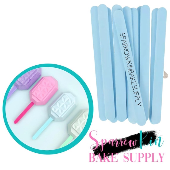 PASTEL BLUE Cakesicle/ Popsicle Sticks 12pk - Etsy