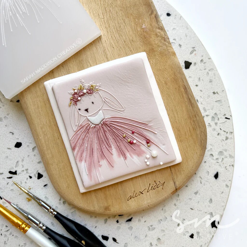 WHIMSY BUNNY Sarah Maddison Cookie Stamp - Etsy Canada