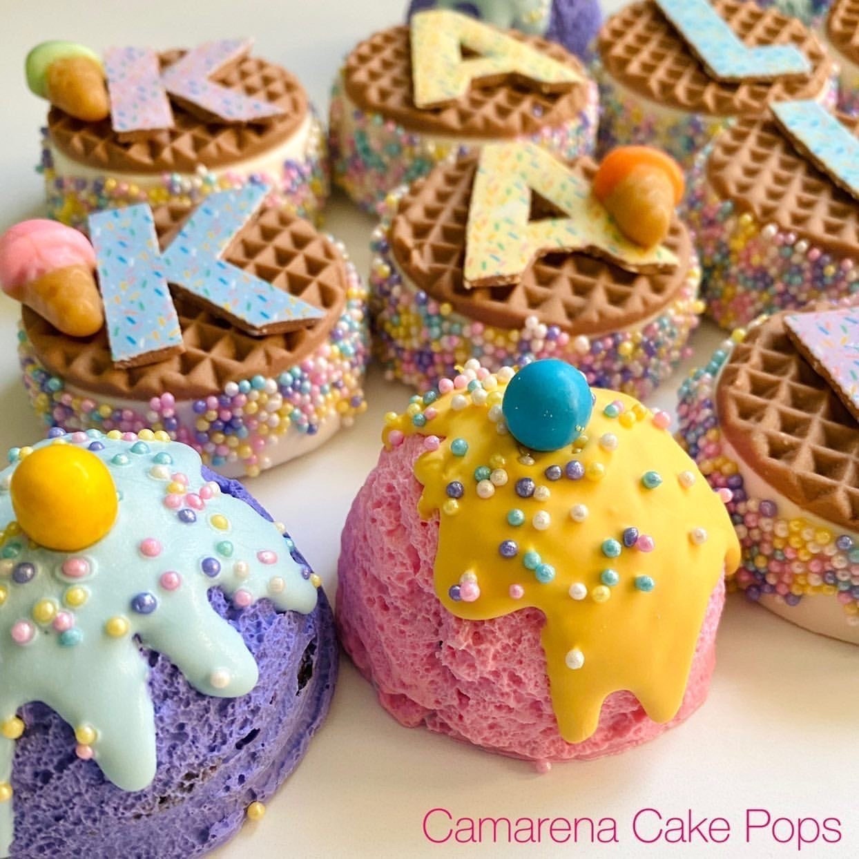 WAFFLE IMPRESSION MAT | Ice Cream Cone Texture | Fondant | Cupcake ...