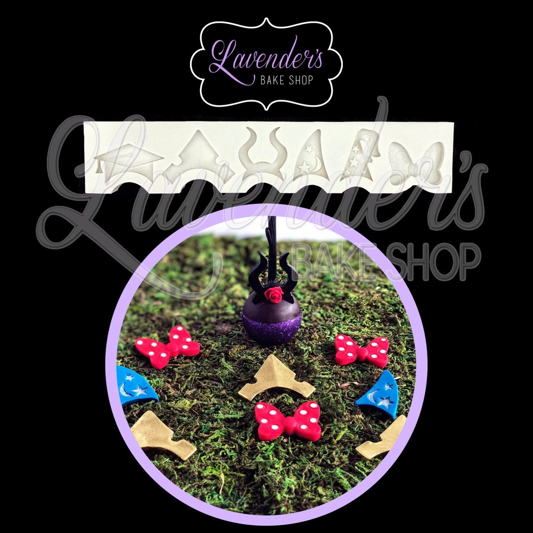 6ct CAKE POP TOPPERS 2 Silicone Mold - Etsy