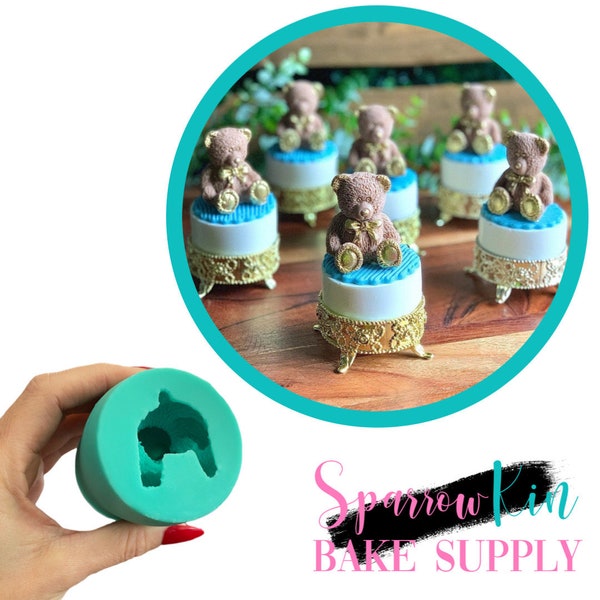 Teddy Bear Cake Mold 3d - Etsy