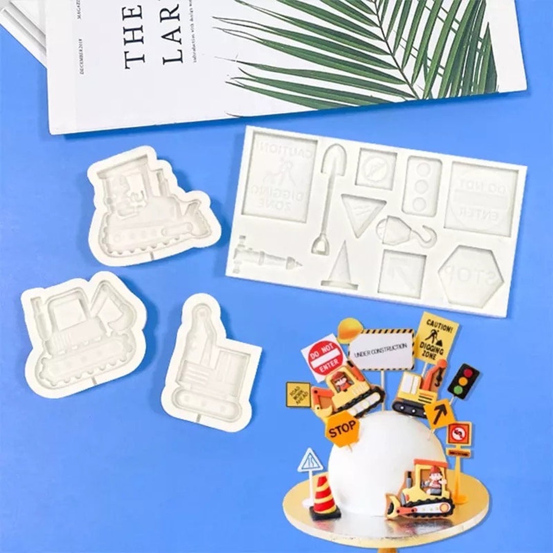 CONSTRUCTION THEMED Silicone Mold - Etsy