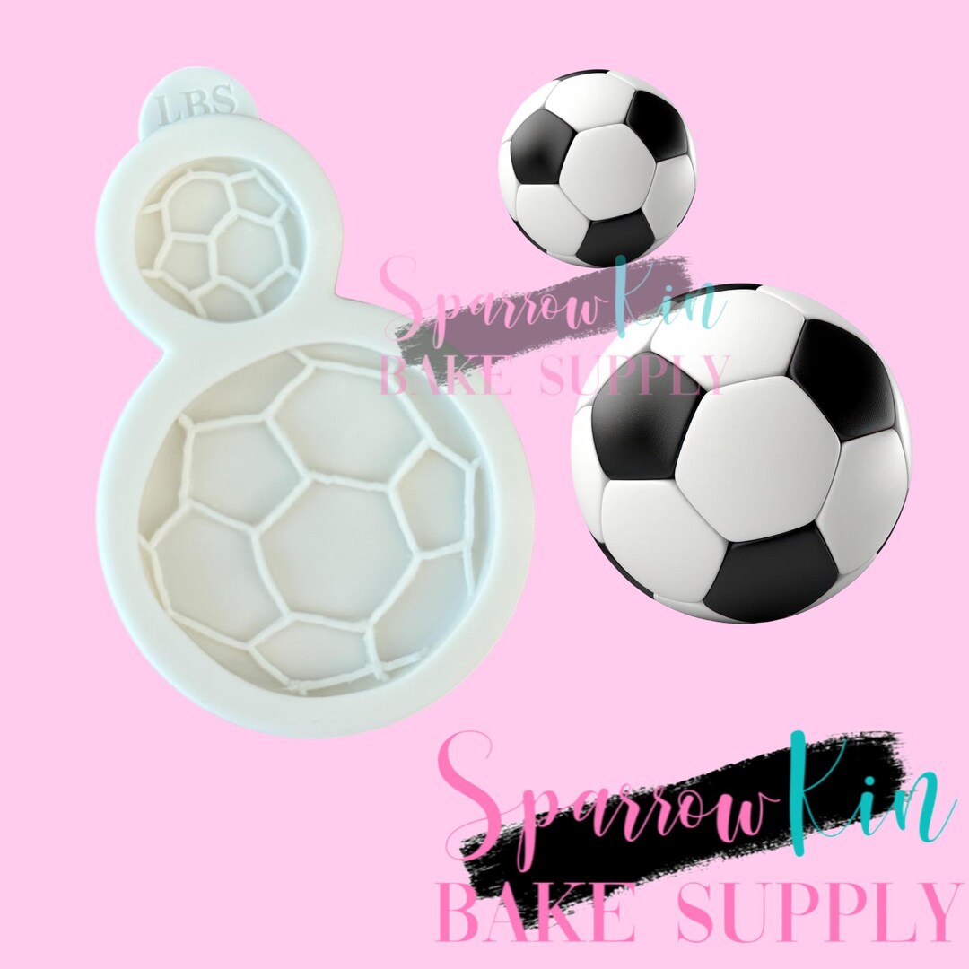 SOCCER BALL DUO Silicone Mold | Fast Shipping - Etsy