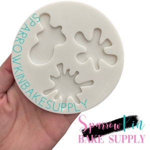 PAINT SPLATTERS Silicone Mold School Treats, Graduation, Chocolate ...