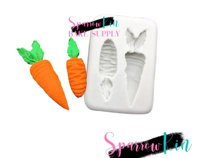 CARROT DUO Silicone Mold - Etsy