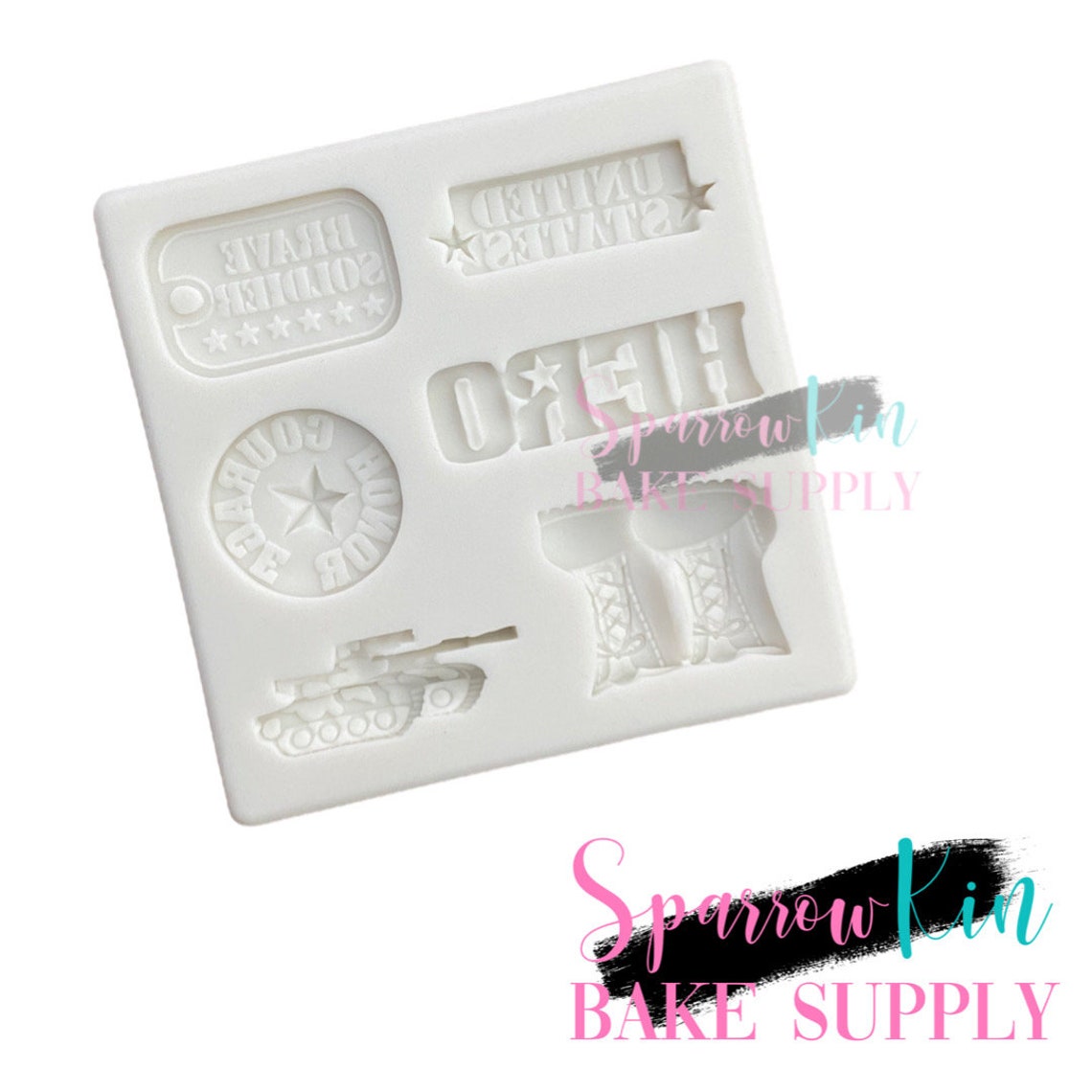 ARMY / MILITARY THEME Silicone Mold - Etsy