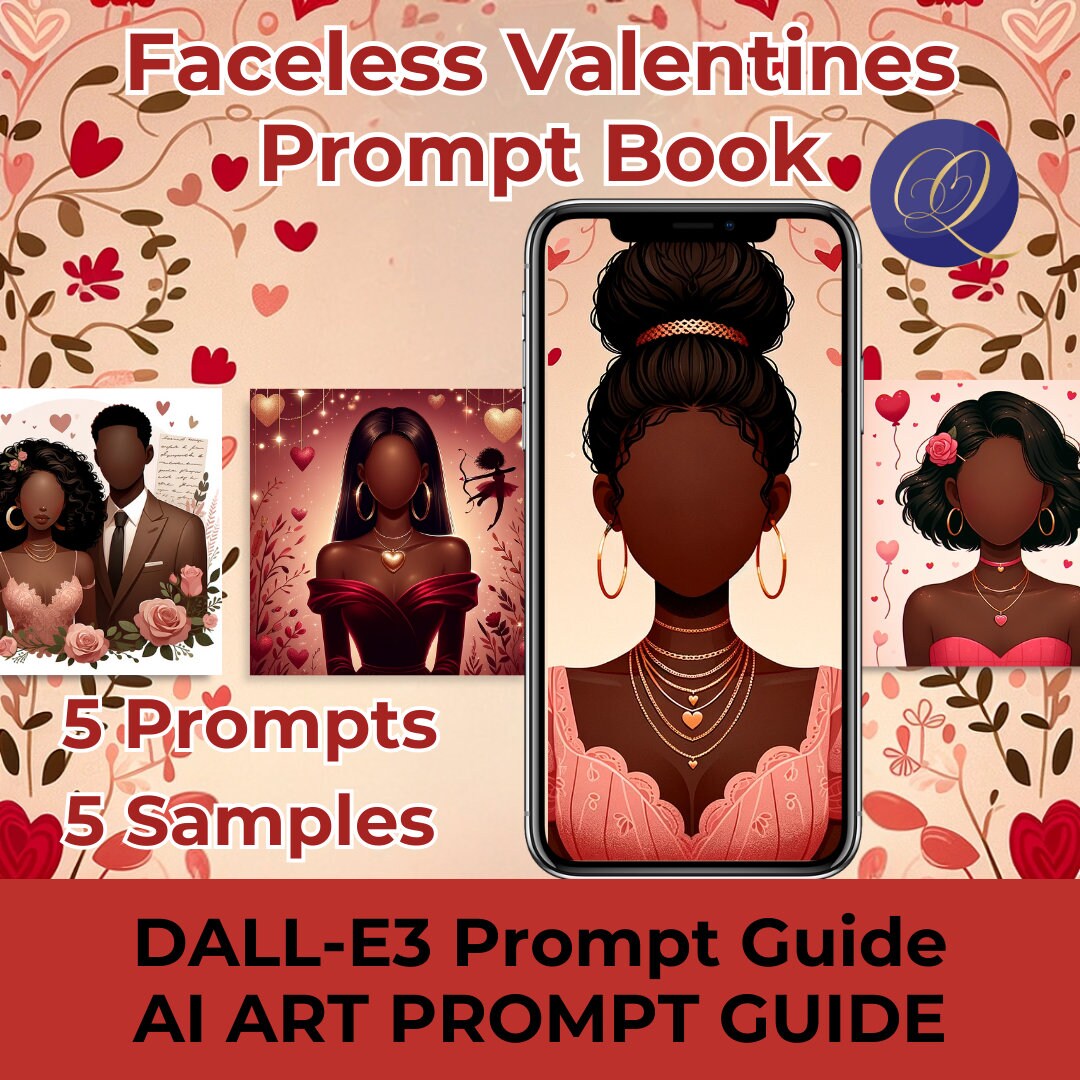 Chatgpt/dall-e3 Valentines Day Faceless Prompt Guide Prompts 5 Faceless ...