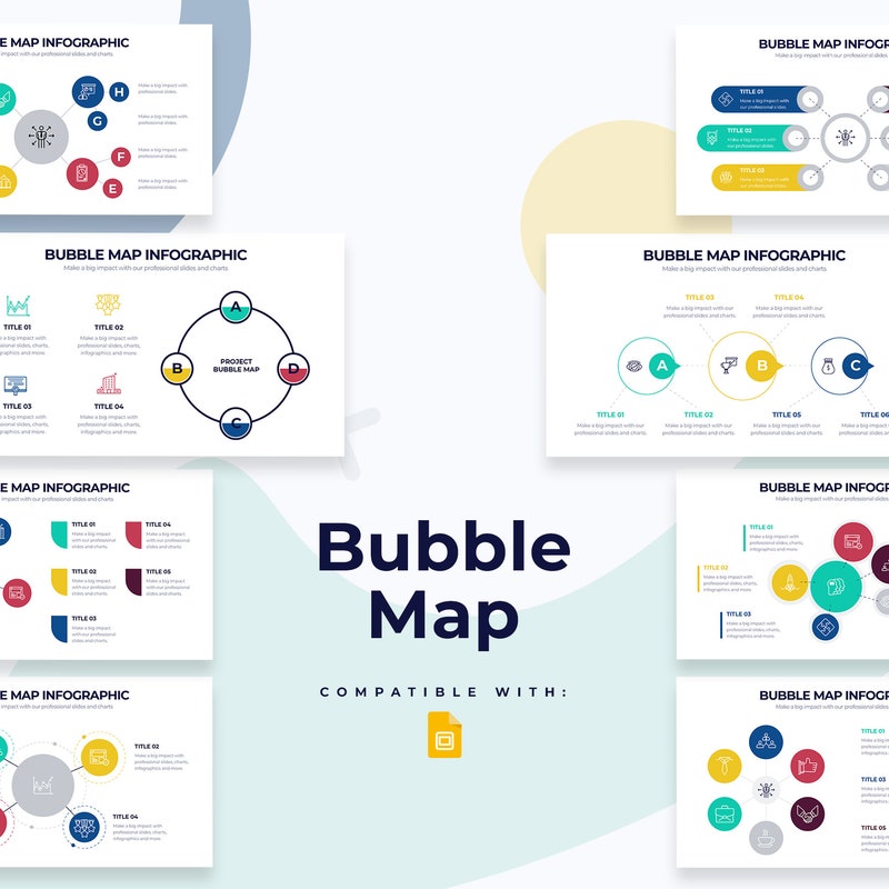 Bubble Map Template - Etsy