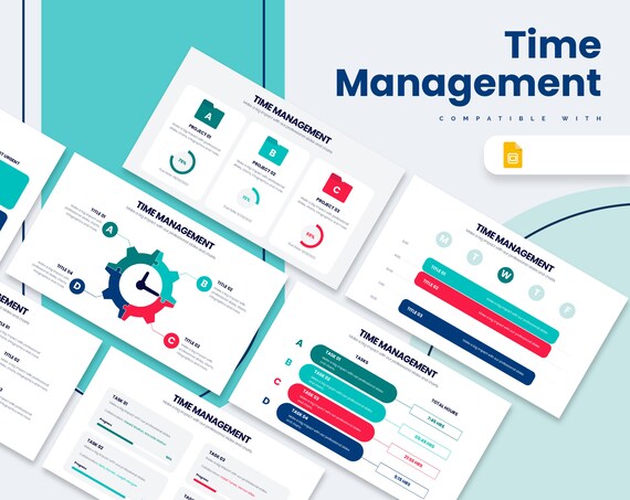 Time Management Infographics Google Slides Template - Etsy