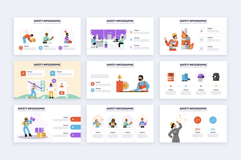 Safety Infographics | Powerpoint Template, Template for Powerpoint ...