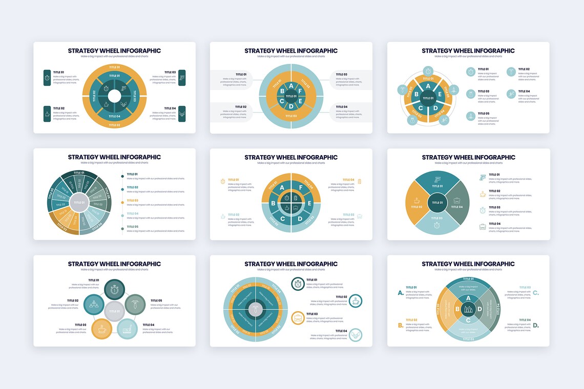 Strategy Wheel Infographics | Powerpoint Template, Template for ...