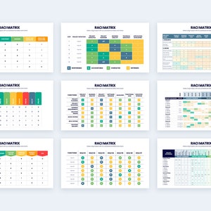 RACI Matrix Infographics | Template for Illustrator | Best Illustrator ...