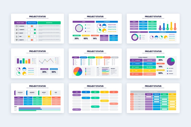 Project Status Infographics | Template for Powerpoint, Best Powerpoint ...