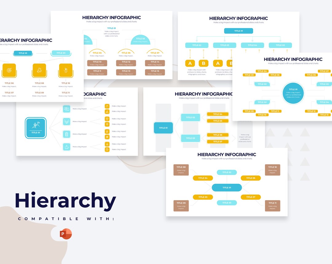Hierarchy Infographics | Powerpoint Template, Template for Powerpoint ...