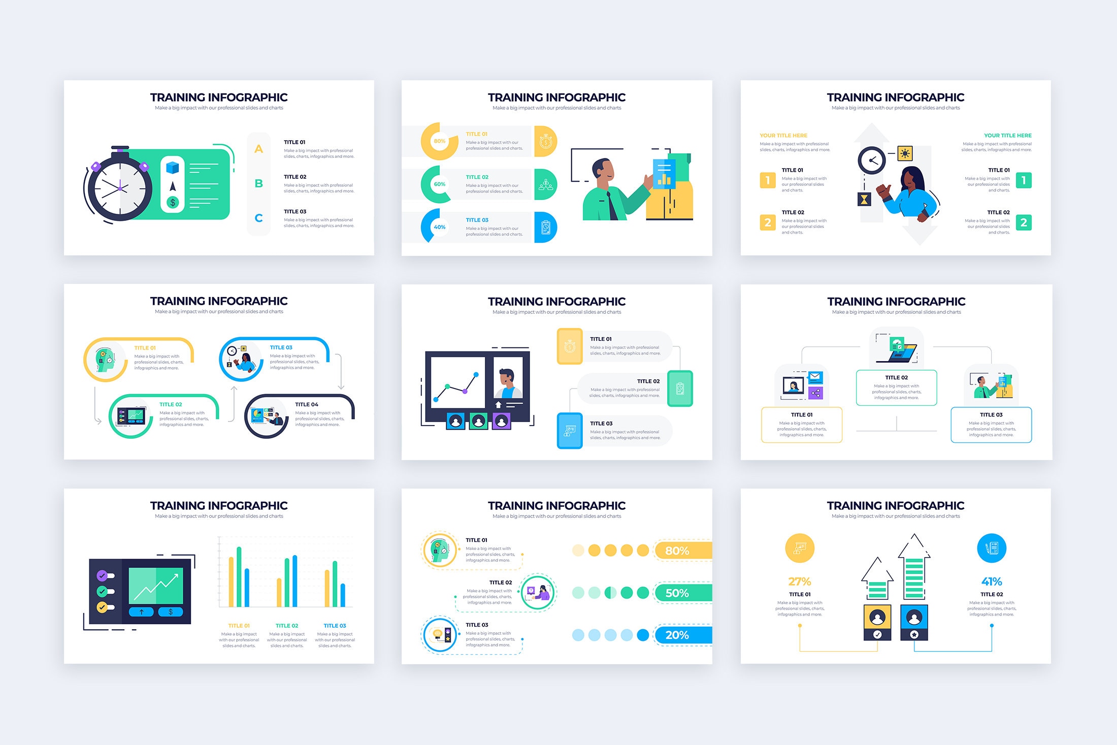 Training Infographics | Template for Google Slides | Best Google Slide ...