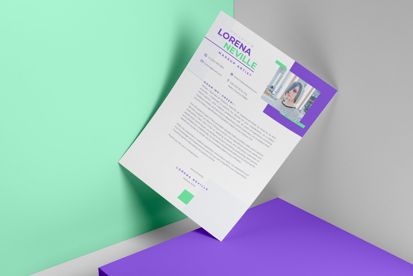 Eva Resume Template | Professional Microsoft Word CV Indesign Template ...
