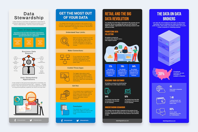 Data Vertical Infographic Templates | Diagrams for Powerpoint ...
