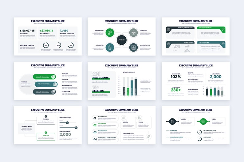 Executive Summary Infographics | Powerpoint Template, Template for ...