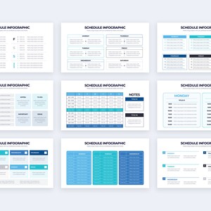 Schedule Infographics | Powerpoint Template, Template for Powerpoint ...