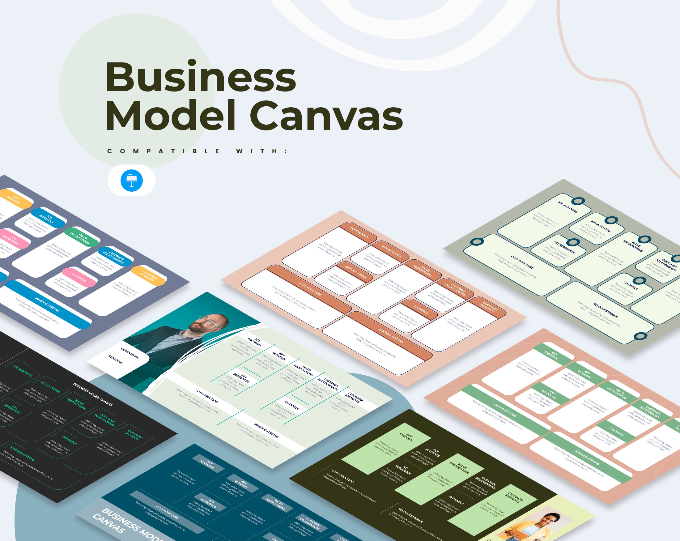 Business Canvas Infographic