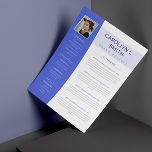 Nora Resume Template | Professional Microsoft Word CV Template ...