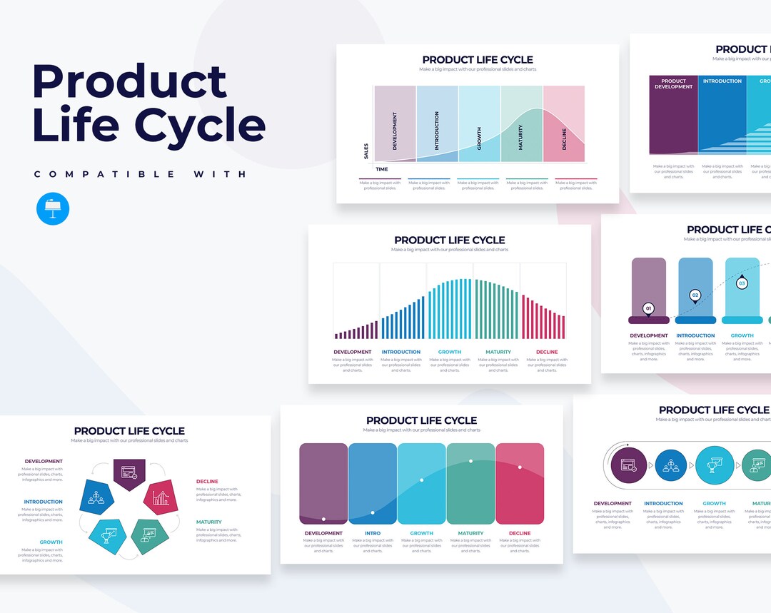 Product Life Cycle Infographics | Template for Keynote | Best Keynote ...