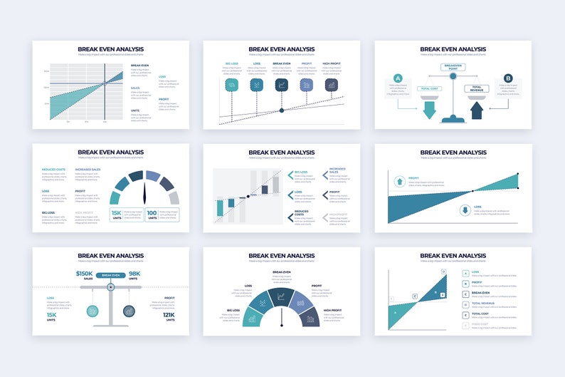 Break Even Analysis Infographic | Powerpoint Template, Template for ...
