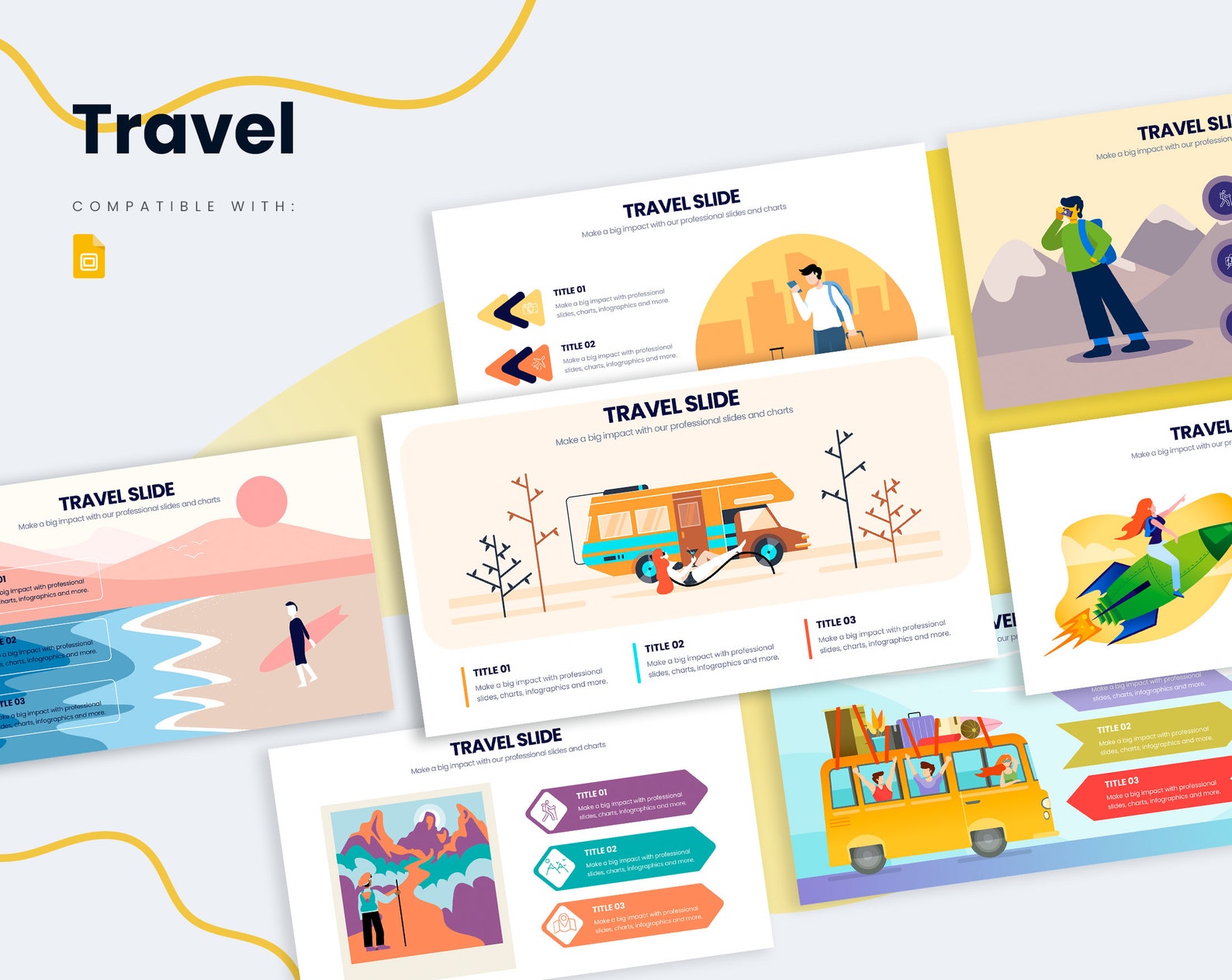 Travel Infographic Slides | Template for Google Slides | Best Google ...