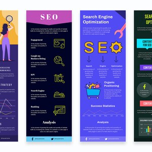 SEO Vertical Infographic Templates | Diagrams for Powerpoint ...