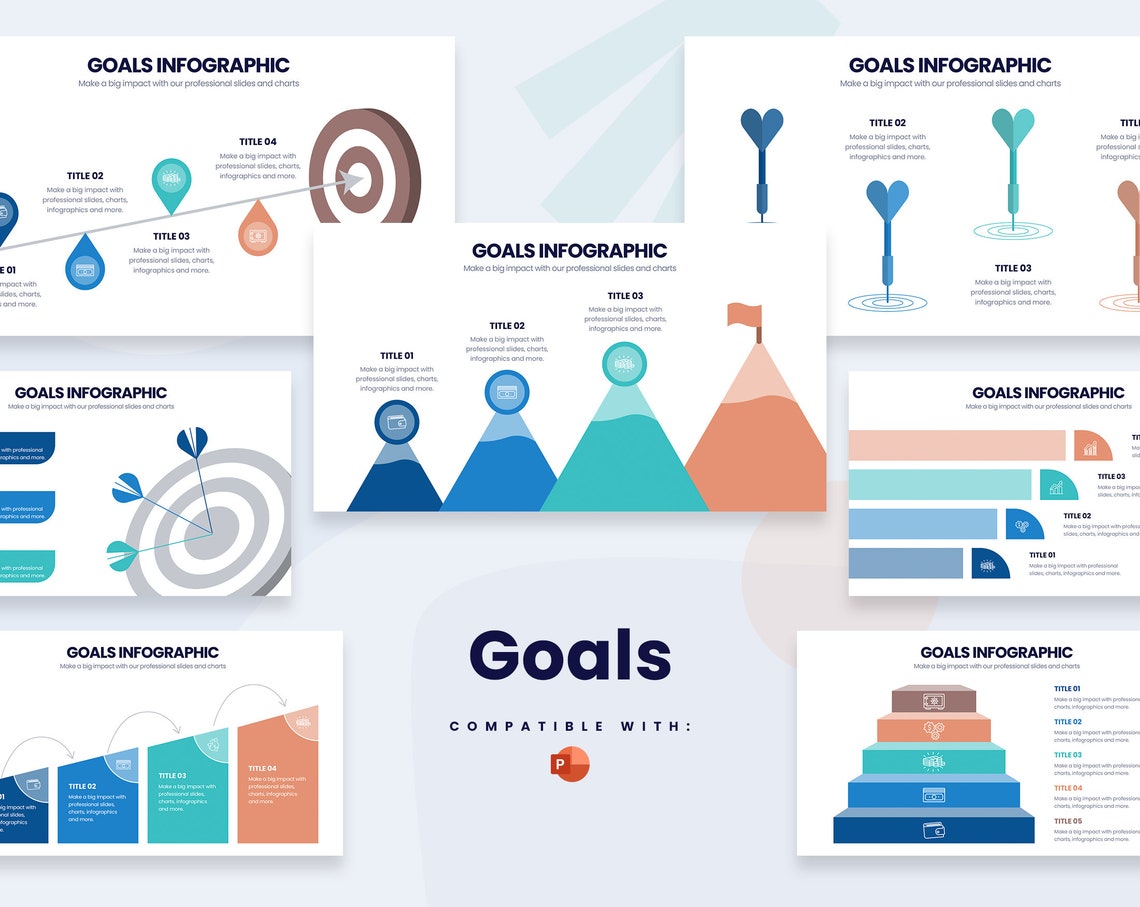 Goals Infographics | Powerpoint Template, Template for Powerpoint ...