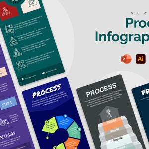 Process Vertical Infographic Templates | Diagrams for Powerpoint ...