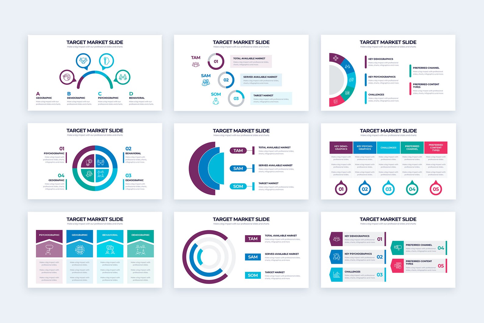 Target Market Infographics | Template for Powerpoint | Best Powerpoint ...