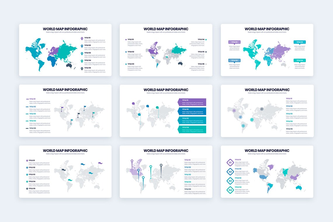 World Map Infographics | Template for Powerpoint, Best Powerpoint ...