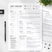 Matt Resume Template Professional Microsoft Word CV Indesign Template ...