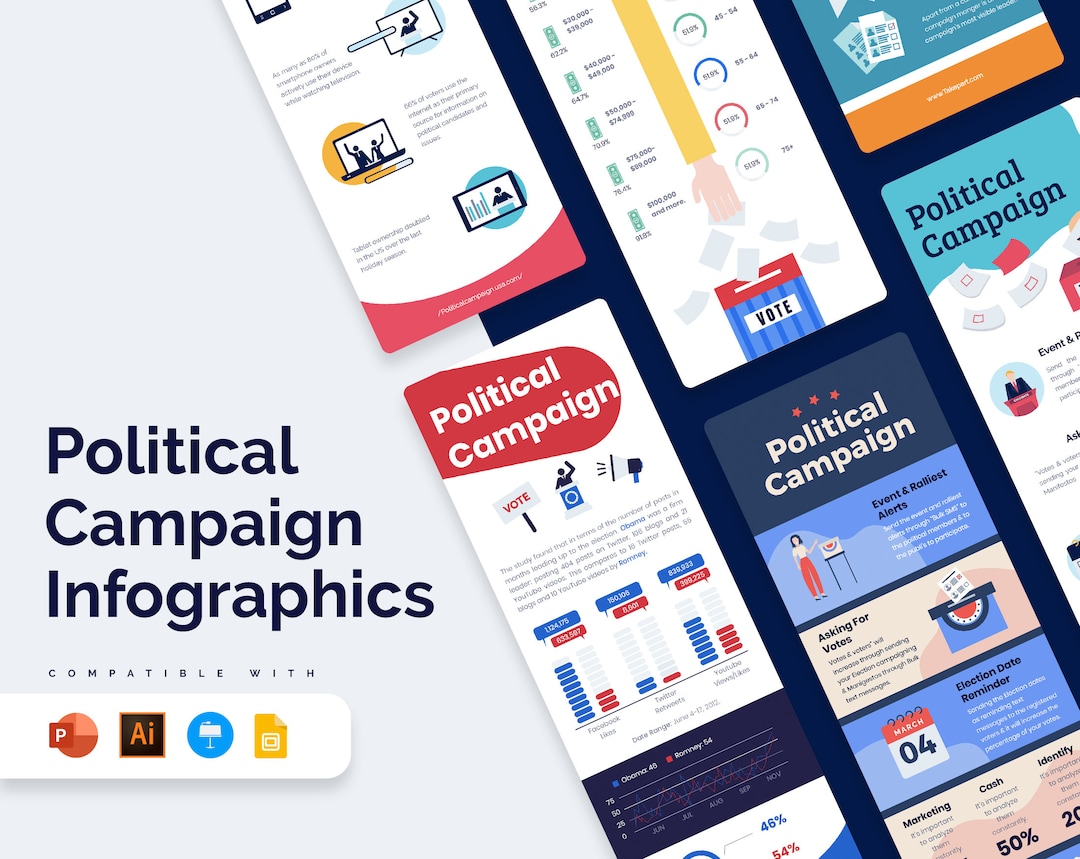 Political Campaign Vertical Infographic Templates | Diagrams for ...