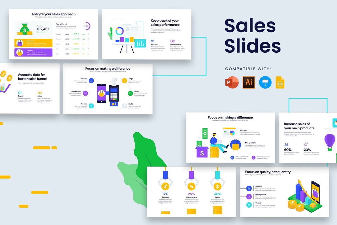 Sales Infographic Templates Diagrams for Powerpoint, Illustrator ...