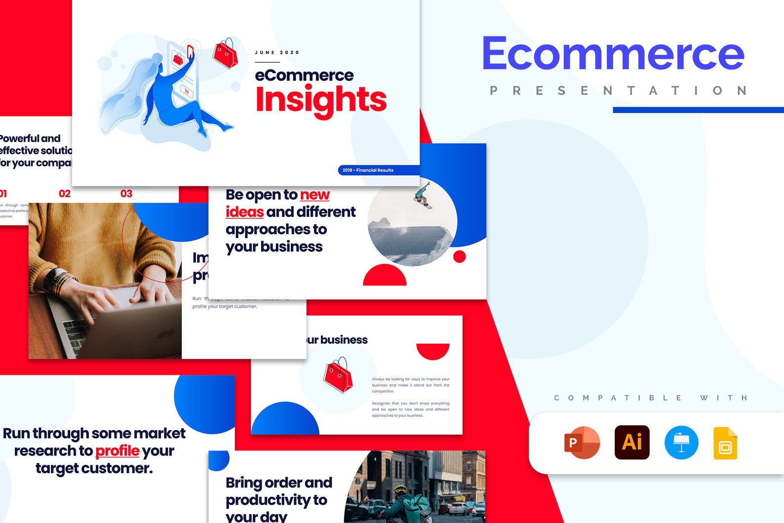 E-commerce Presentation Template | Powerpoint Template, Slides for ...