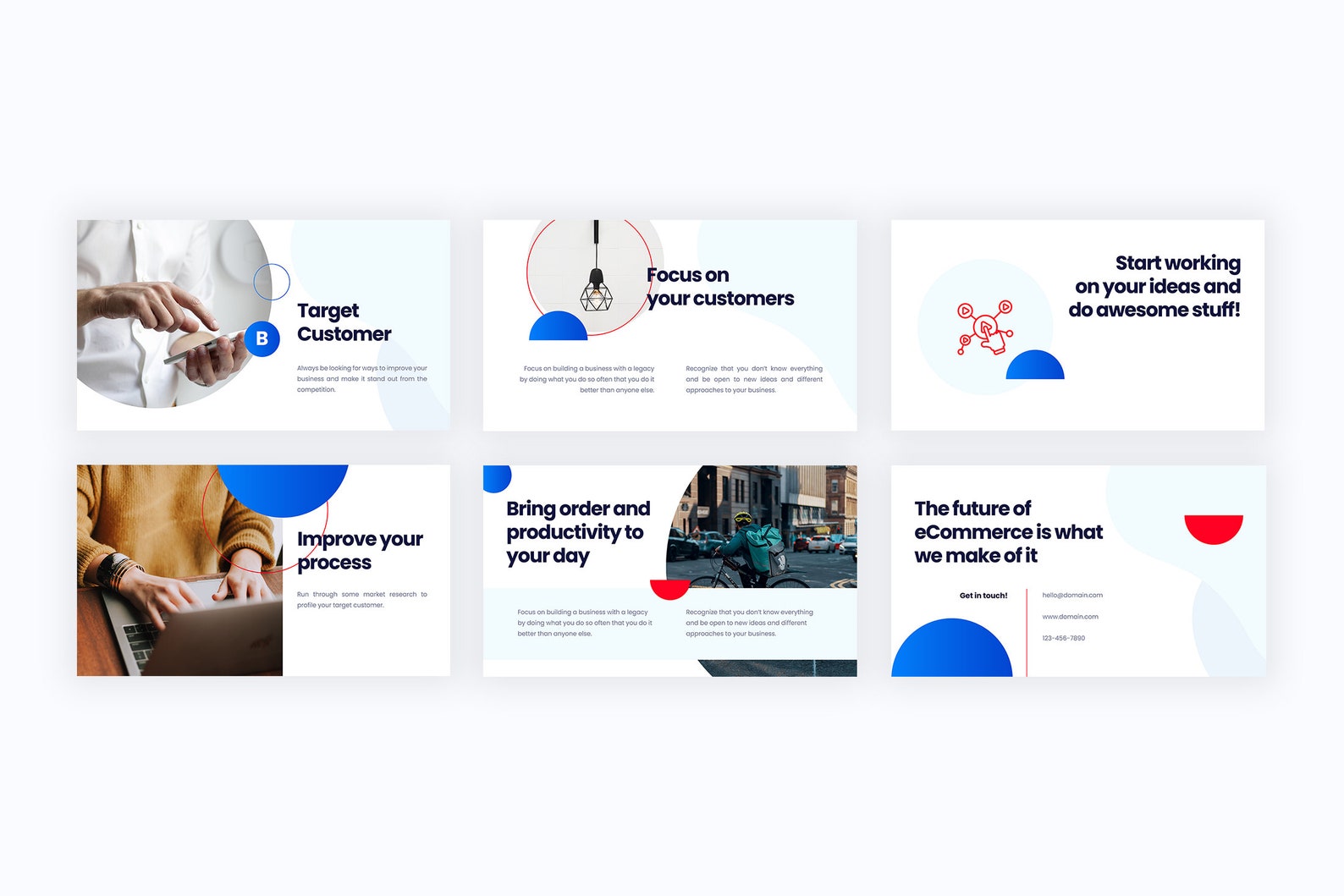 E-commerce Presentation Template | Powerpoint Template, Slides for ...
