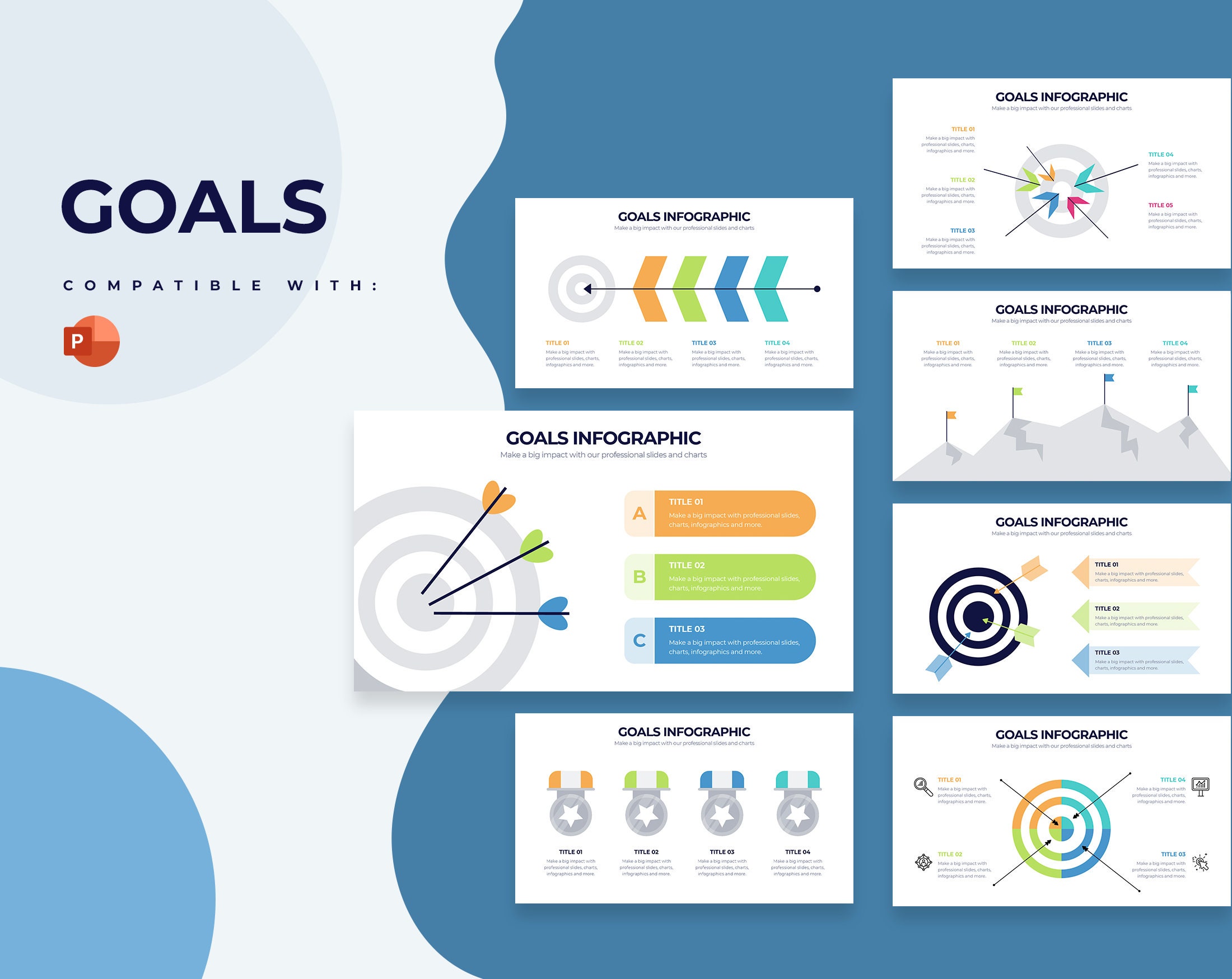 Goals Infographics | Template for Powerpoint | Best Powerpoint Template ...