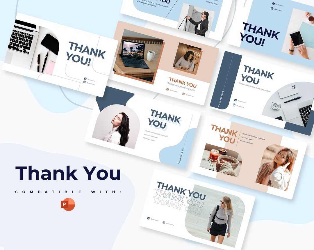 Thank You Infographics | Powerpoint Template, Template for Powerpoint ...